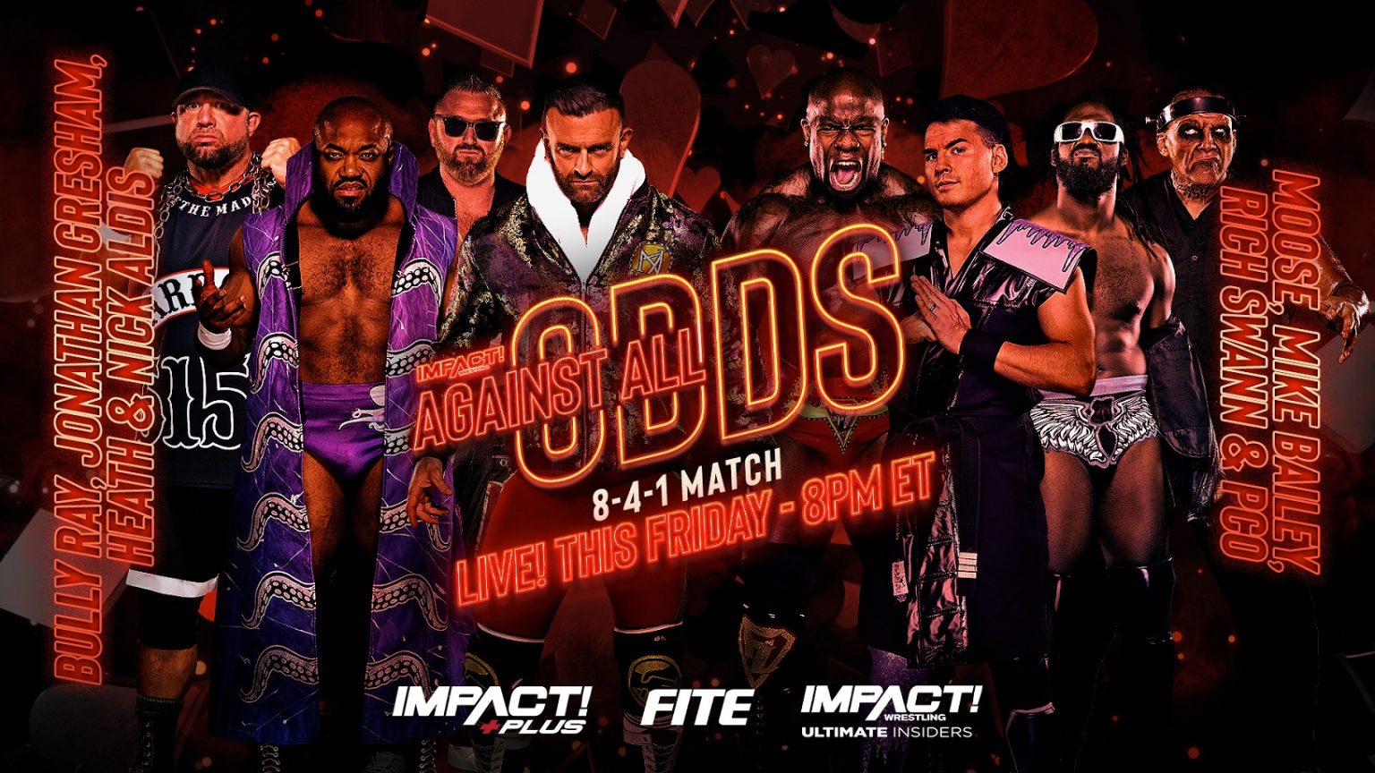 What do you think of the 1st ever "8-4-1" match on IMPACT? (4 on 4 ...